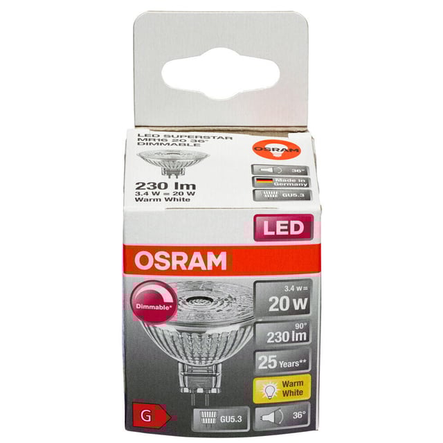 Ledvance Led Mr16 3 4w 927 Obs No