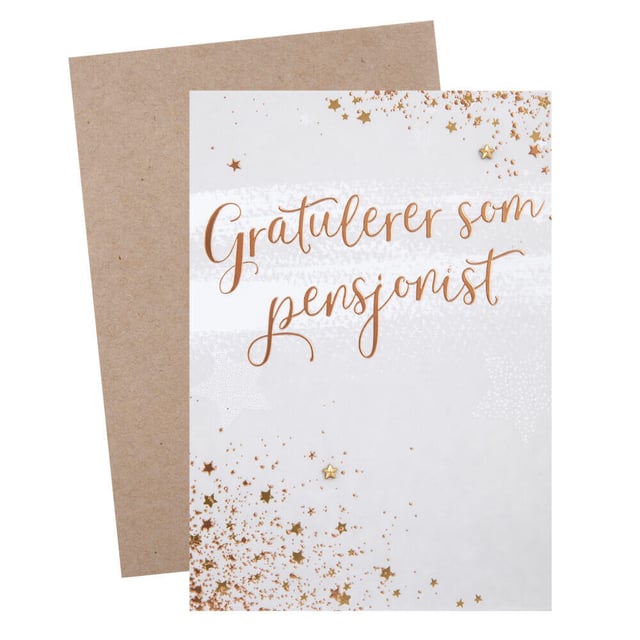 Kort Gratulerer pensjonist | Obs.no