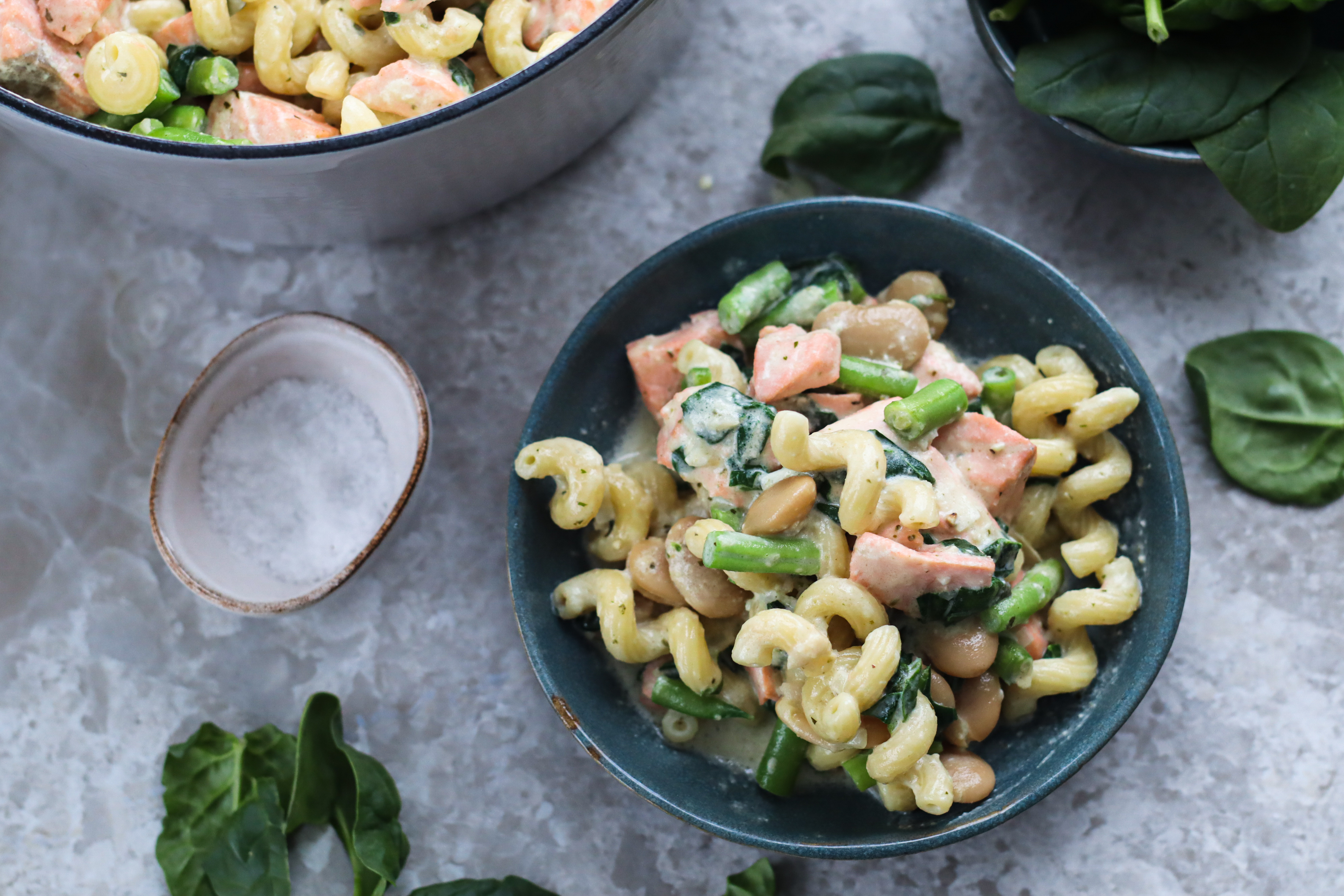 Pasta med laks og pesto | Obs.no
