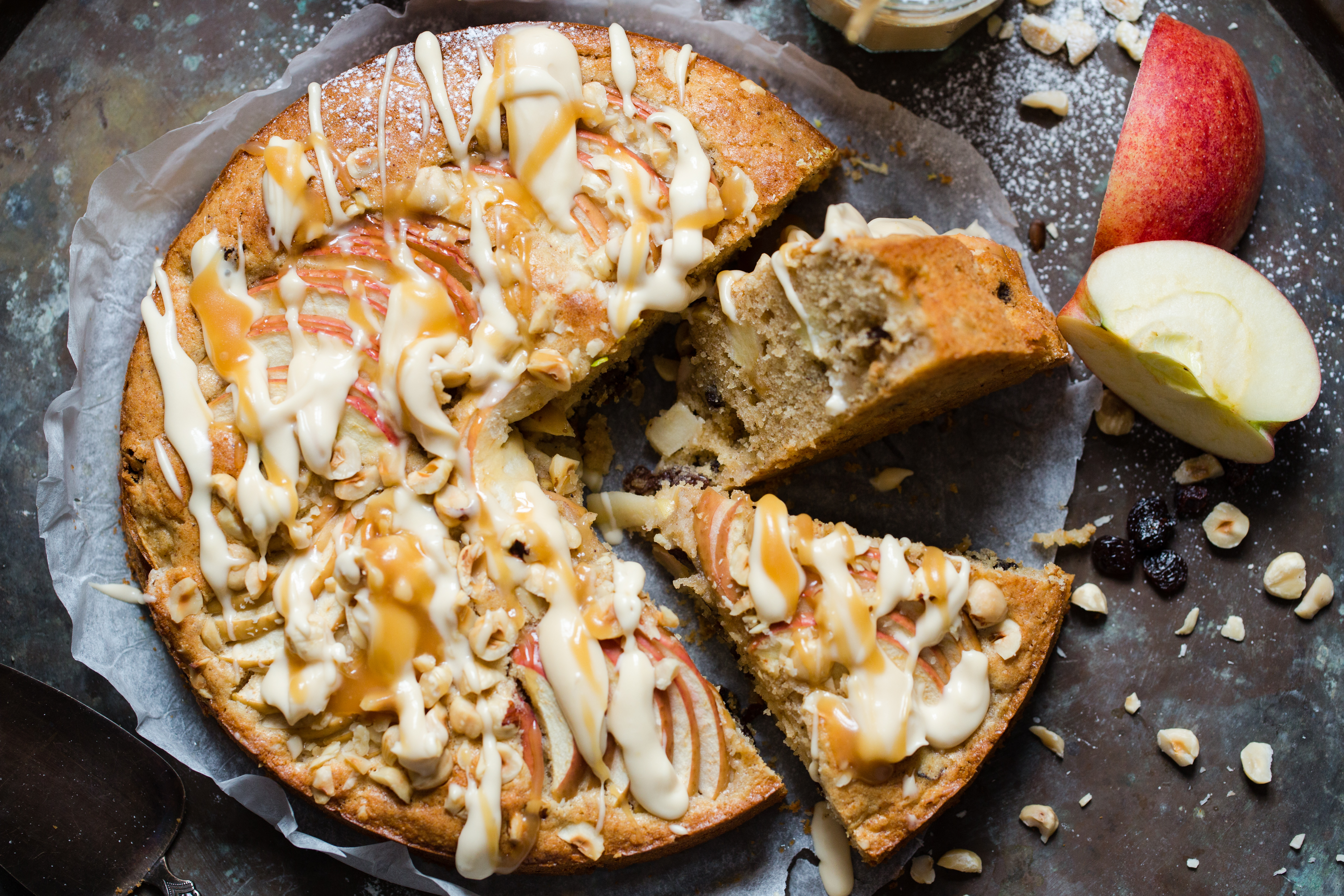 Eplekake med karamell | Obs.no