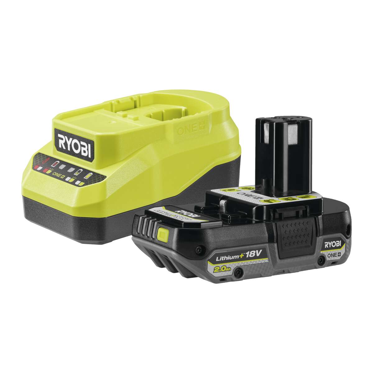 Ryobi ONE+™ RC18120A-120C batteri og lader | Obs.no