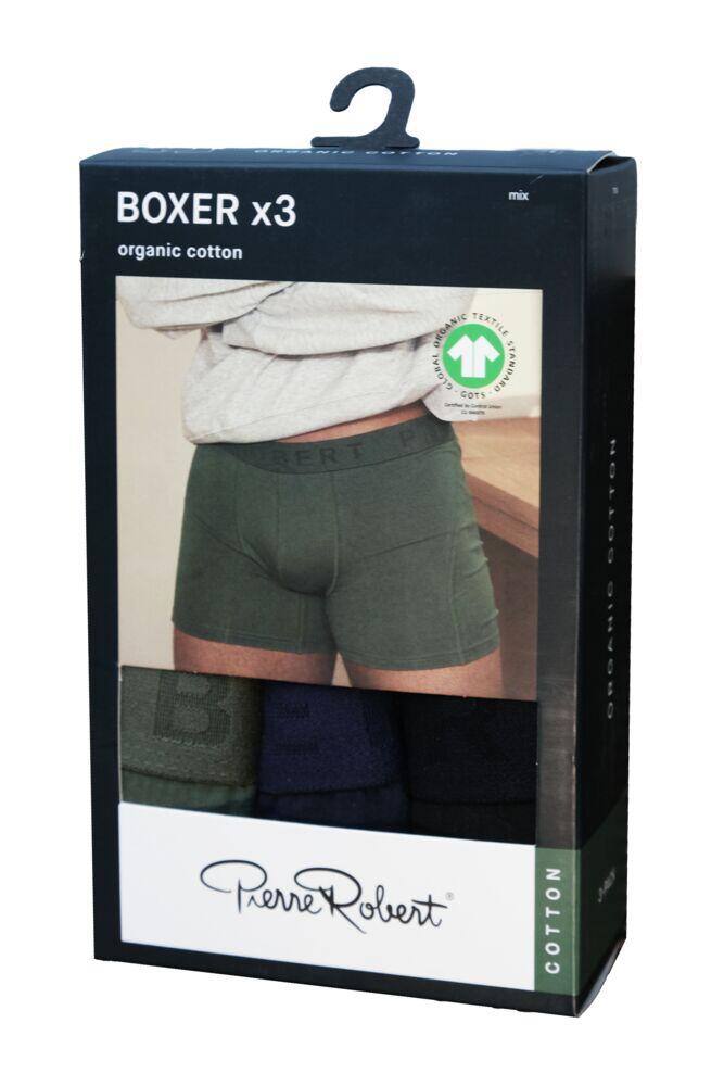 Pierre Robert Cotton boxer 3-pk herre | Obs.no