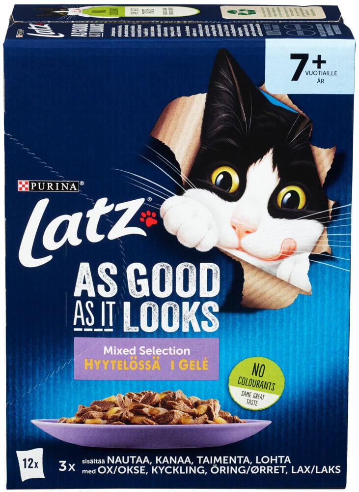 Purina Latz Senior Mix i Gelé 1020g | Obs.no